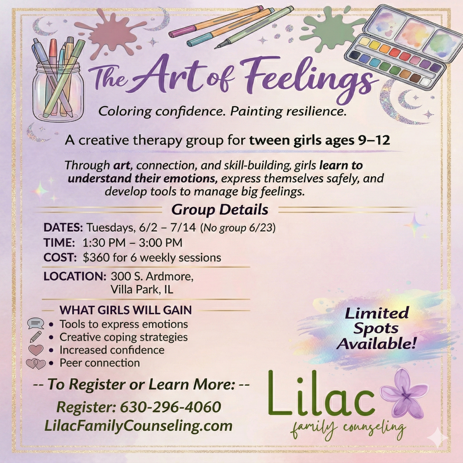 Groups & Workshops | Lilac Family Counseling